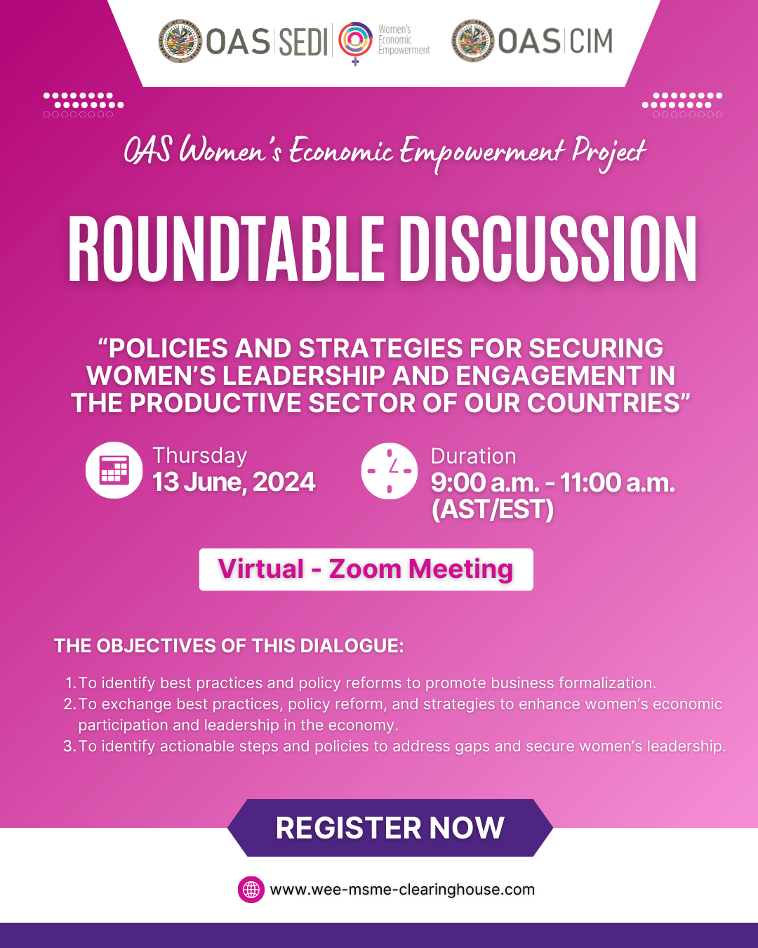 Roundtable Discussion: Policies and Strategies for Securing Women’s ...